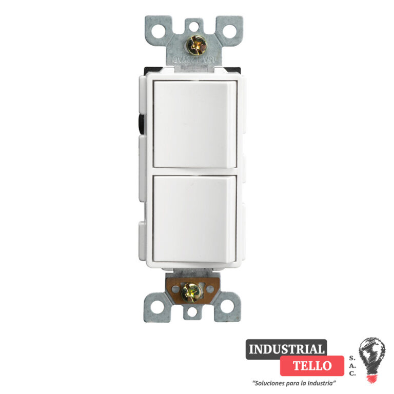 Interruptor Unipolar Leviton 5634-W – Industrial Tello