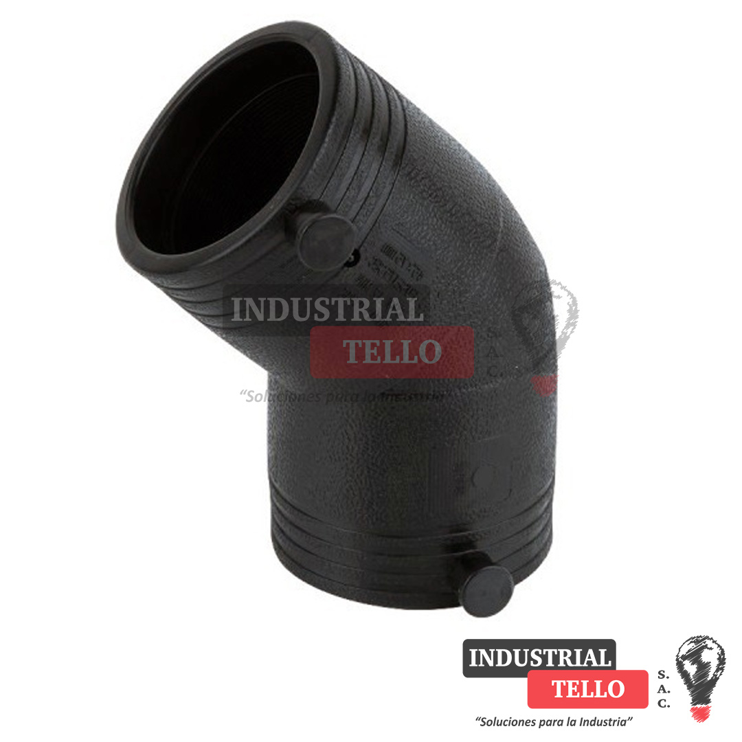 Codo 45° HDPE – Industrial Tello